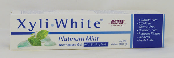 XyliWhite toothpaste gel Platinum Mint NOW – Don Valley Health Food