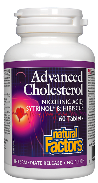 Advanced Cholesterol Nicotinic acid, sytrinol & hibiscus 60's N.F ...